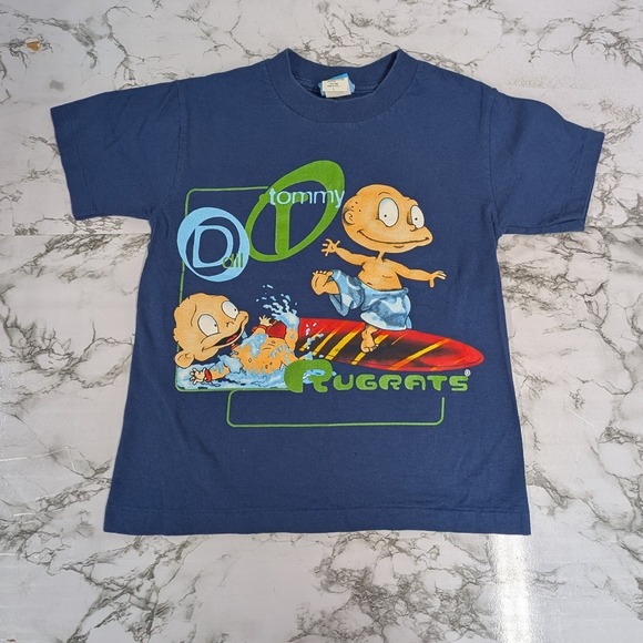 Nickelodeon | Shirts & Tops | Vintage 9s Rugrats Tommy Surf Nickelodeon ...